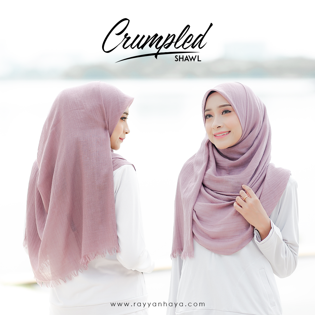 Crumpled Shawl – Rayyan Haya'