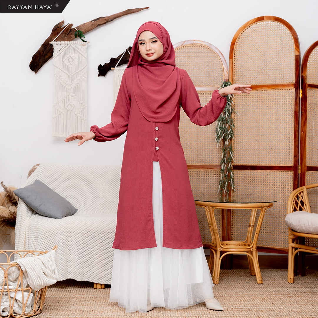 Alicia Top (French Rose) – Rayyan Haya'