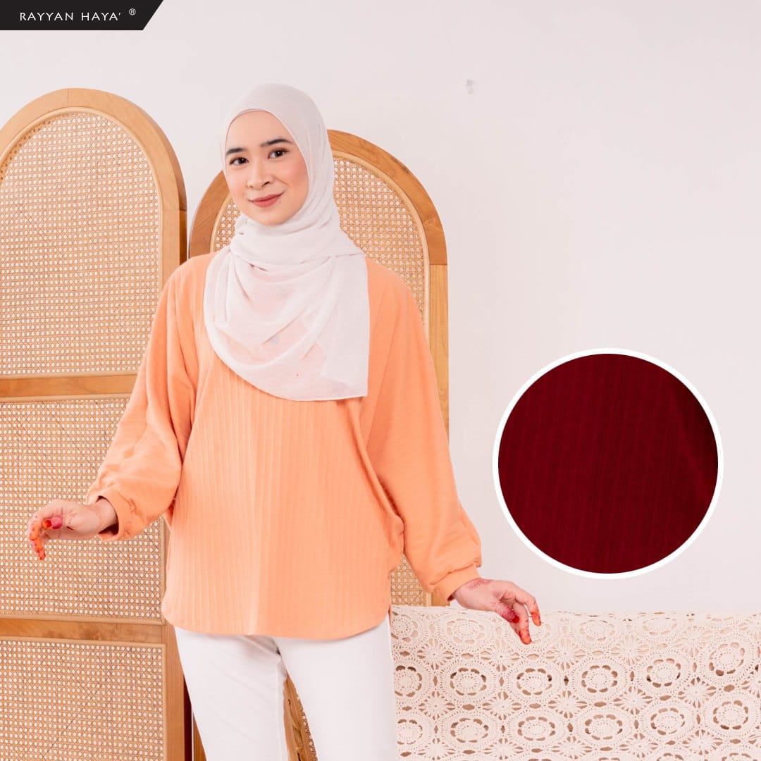 Zahra Baggy Top (Rose Beige) – Rayyan Haya'